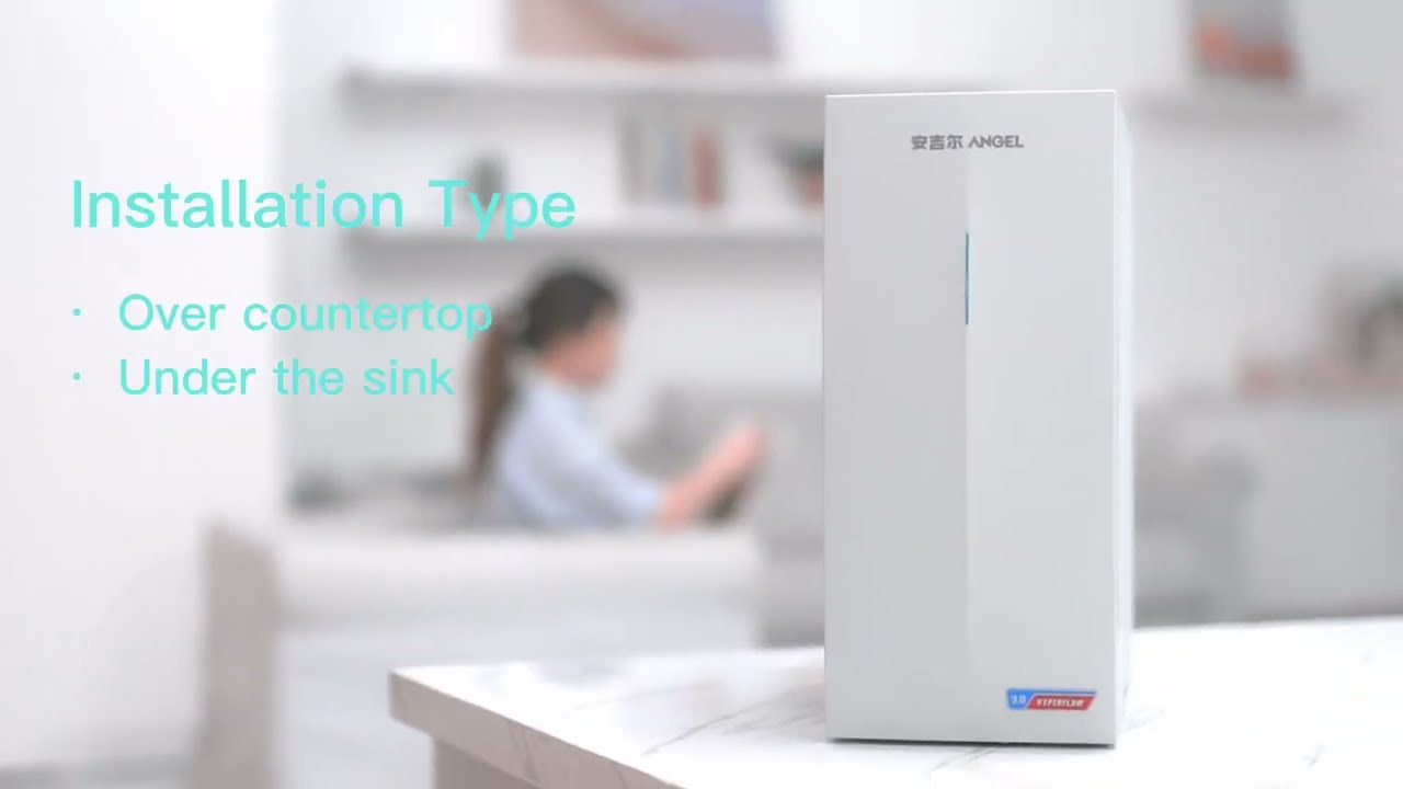 Overview- Angel 400GPD RO Water Purifier J3369-ROB60T - YouTube
