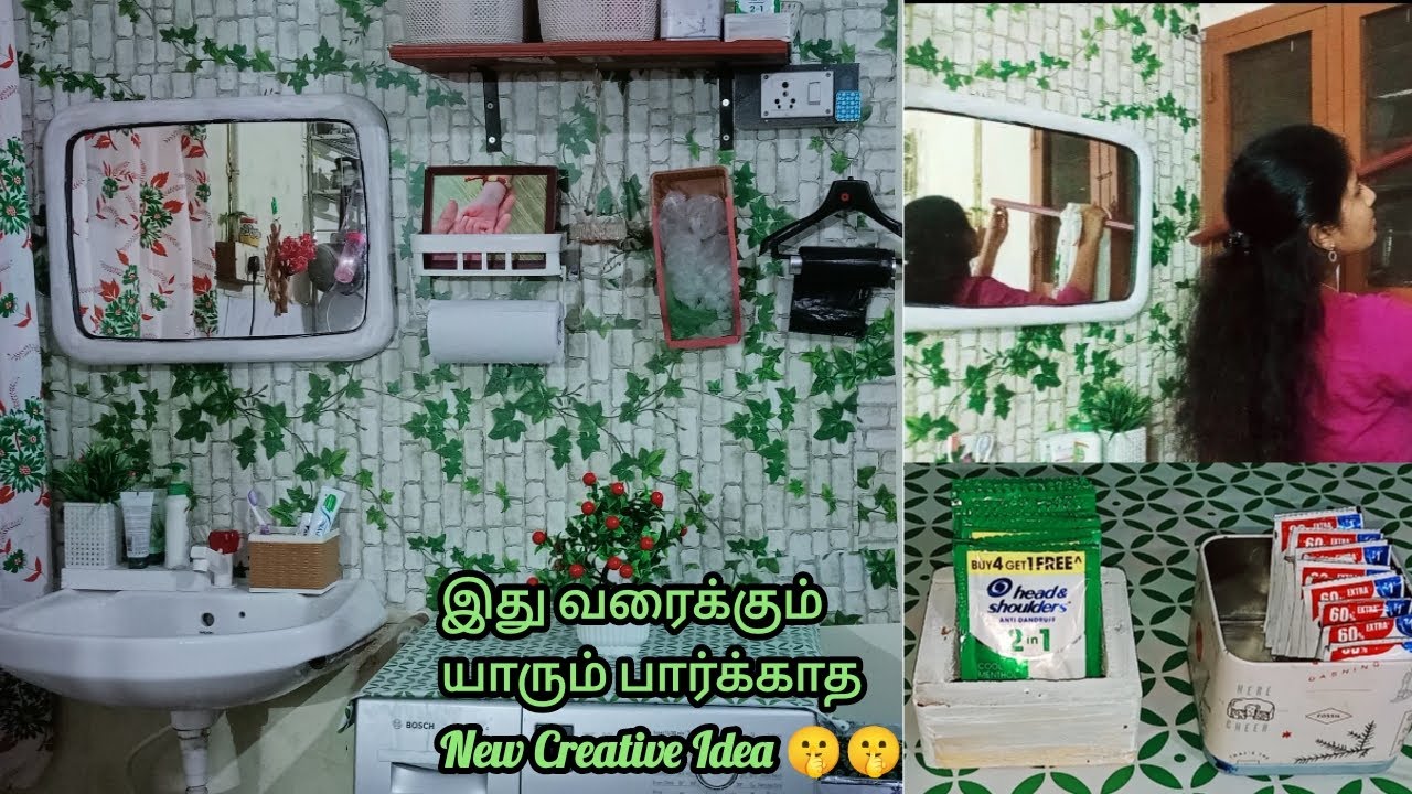 Kitchen Utility Area Organization Clever Space Saving Small Laundry Area Make Over Idea In kitchen-utility-area-organization-clever-space-saving-small-laundry-area-make-over-idea-in