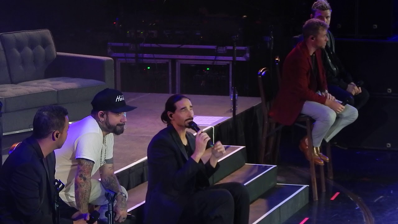 Backstreet Boys Cruise 2018 - Concert B - Kevin talking, new movie ...