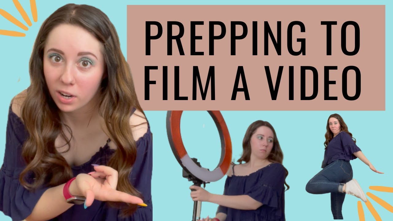How I prepare to film a Youtube video! - YouTube