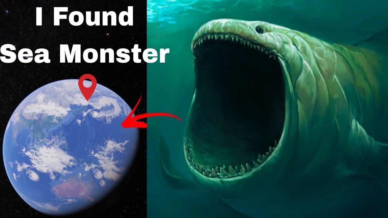 I Found Sea Monster👹 On Google Earth - YouTube