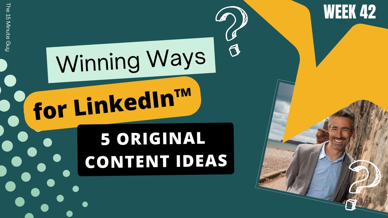 New Ideas for creating engaging content on LinkedIn - Content Ideas for ...