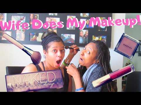 WIFE DOES MY MAKEUP CHALLENGE