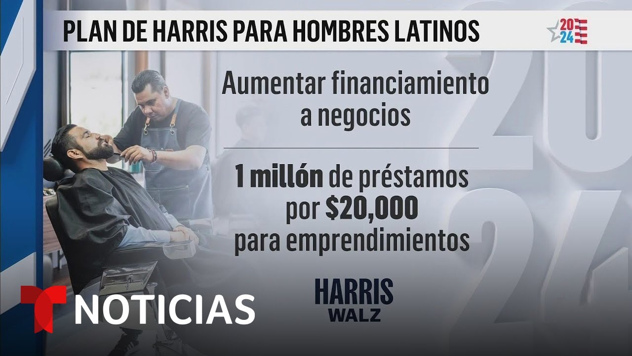 En qué consiste el plan anunciado por Harris para beneficiar a hombres ...