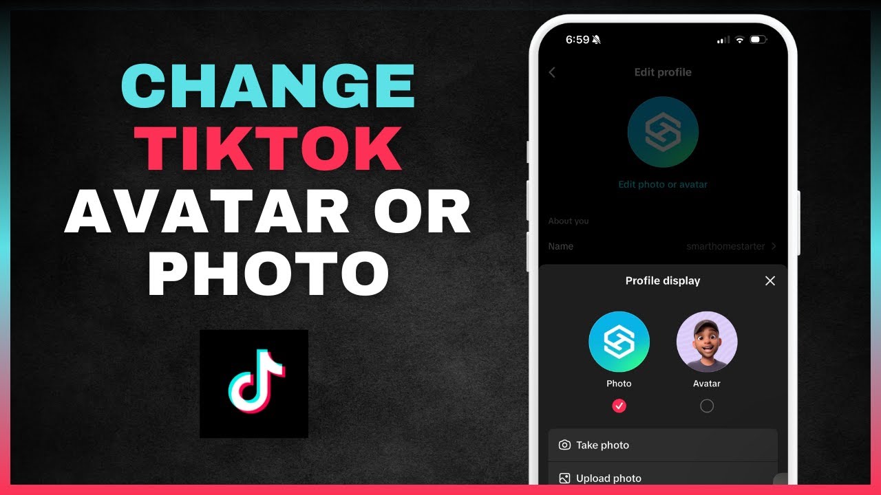 Change Your TikTok Profile Picture or Avatar Creation - YouTube