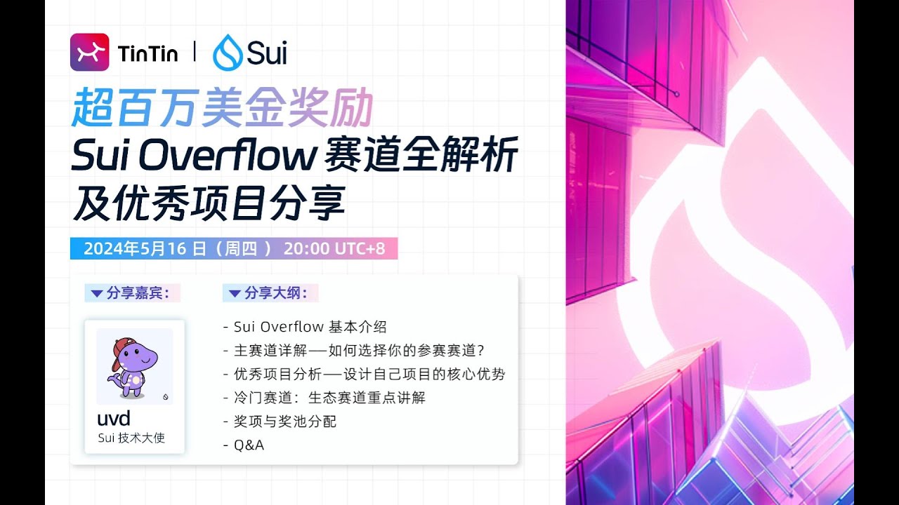 Sui Overflow 赛道全解析及优秀项目分享｜Move 开发训练营 - YouTube