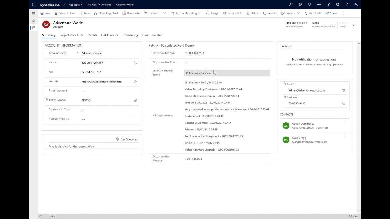 Create A Fetchxml Based Calculated Field In Dynamics Crm Youtube