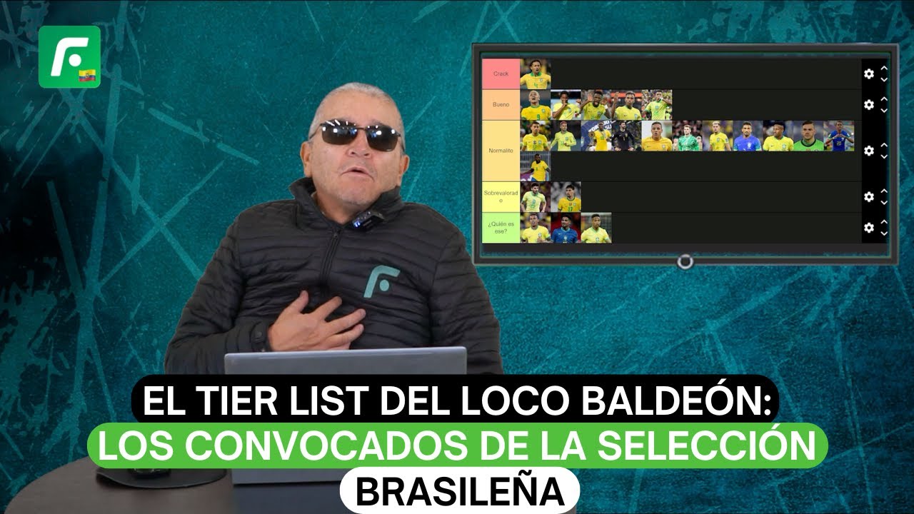 El Tier List del Loco Baldeón: Los convocados de la selección brasileña ...