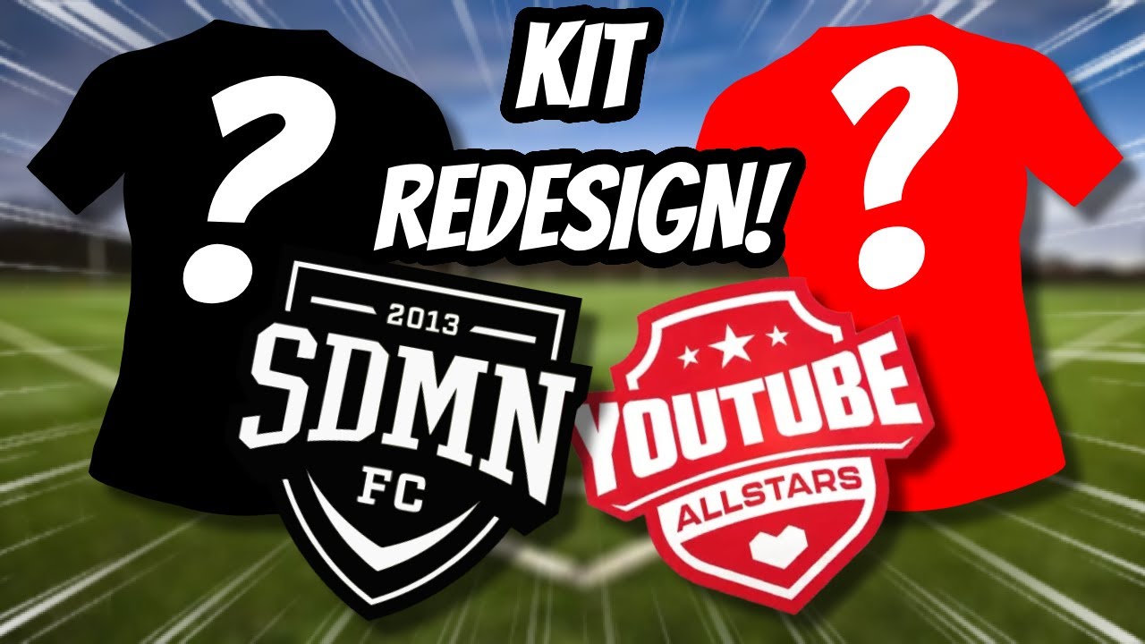 I redesigned the Sidemen and YouTube All-Stars kits! - YouTube