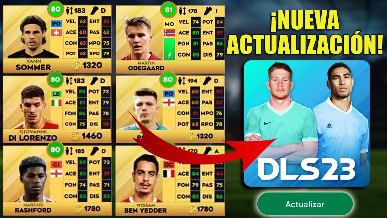 ¡TODOS LOS NUEVOS JUGADORES LEYENDAS EN DLS 23! ACTUALIZACIÓN DREAM ...