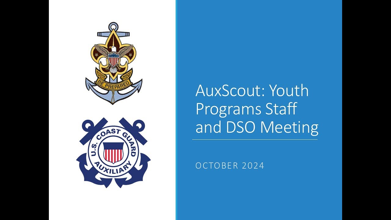 Coast Guard Auxiliary Youth Programs – Supporting Sea Scouts & other ...