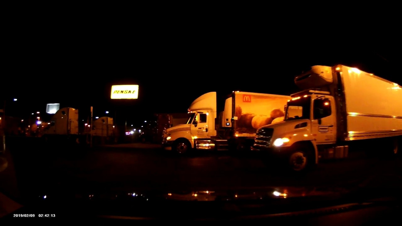 Offset Backing with a Straight Truck - YouTube