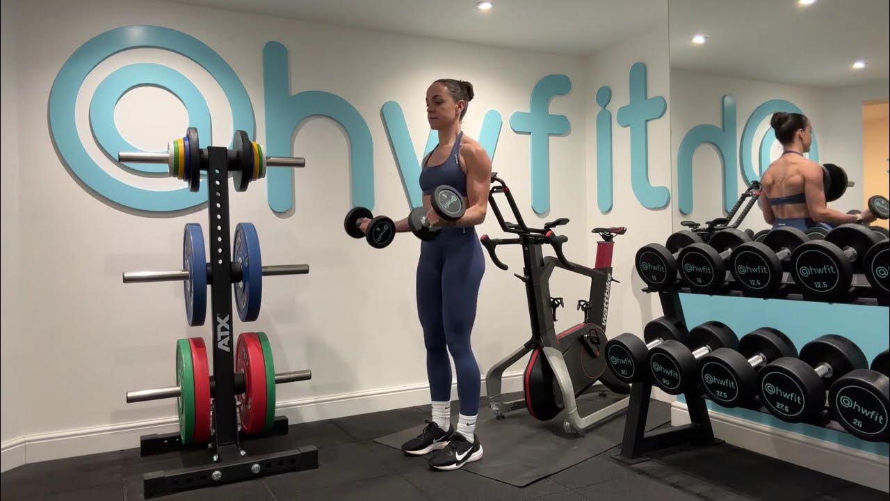 STANDING DUMBBELL BICEP CURL- SUPINATED GRIP - YouTube