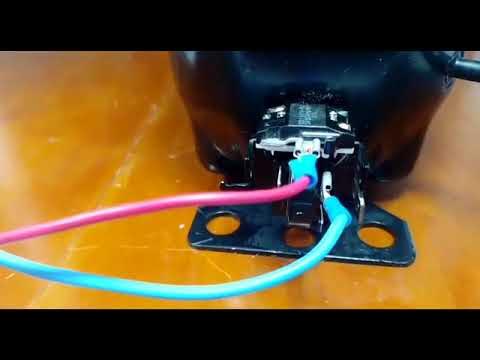 COMO CONECTAR UN COMPRESOR CON PROTECTOR TERMICO PTC Y RELAY PTC - YouTube