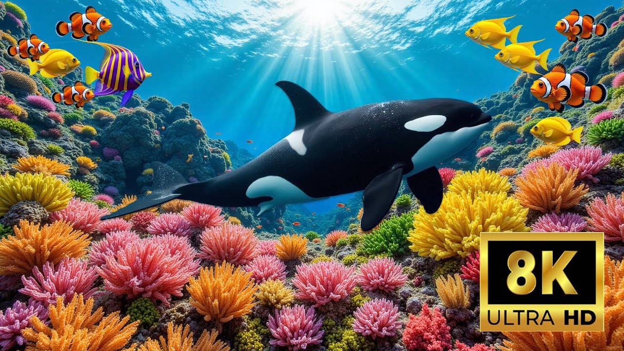 Ocean Healing Energy: 3 Hours of Gentle Piano with Underwater Scenes ...