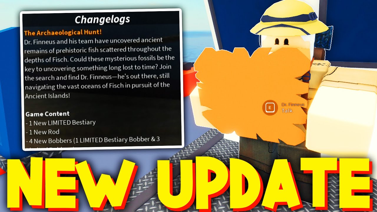 FISCH NEW UPDATE! (NEW CODES, NEW RELIC ROD SHOWCASE, NEW ISLAND ...