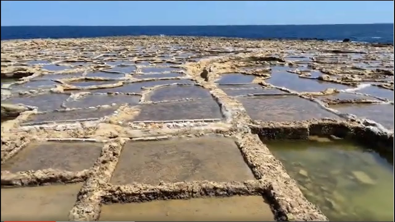 Xwejni Salt Pans in Gozo in Malta. Amazing!!! - Gozo Malta - ECTV - YouTube