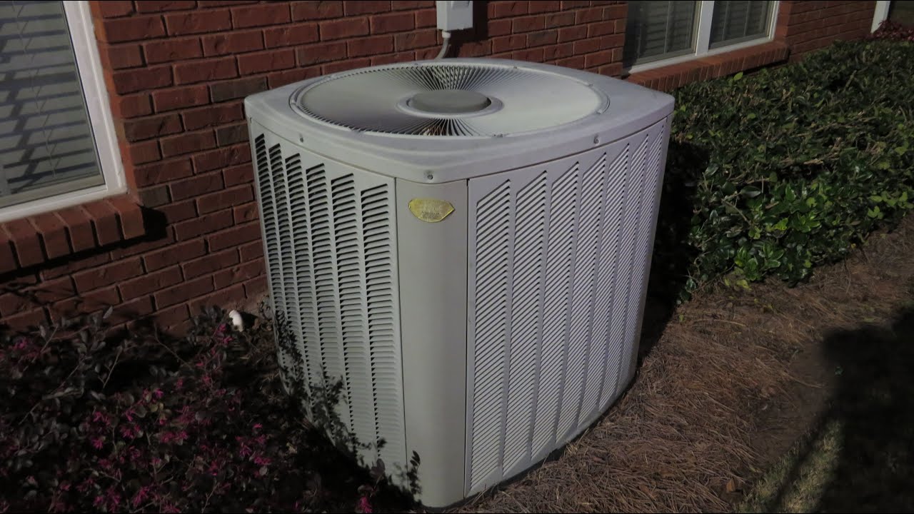 2009 3-Ton Trane XB13 Heat Pump Full Defrost Cycle - YouTube