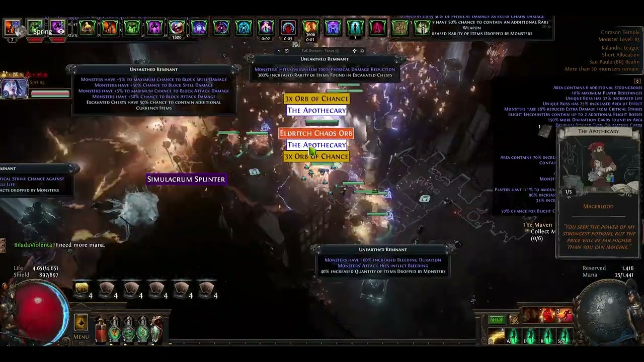 Path Of Exile - 2x Apothecary drop !!!!!!! - YouTube