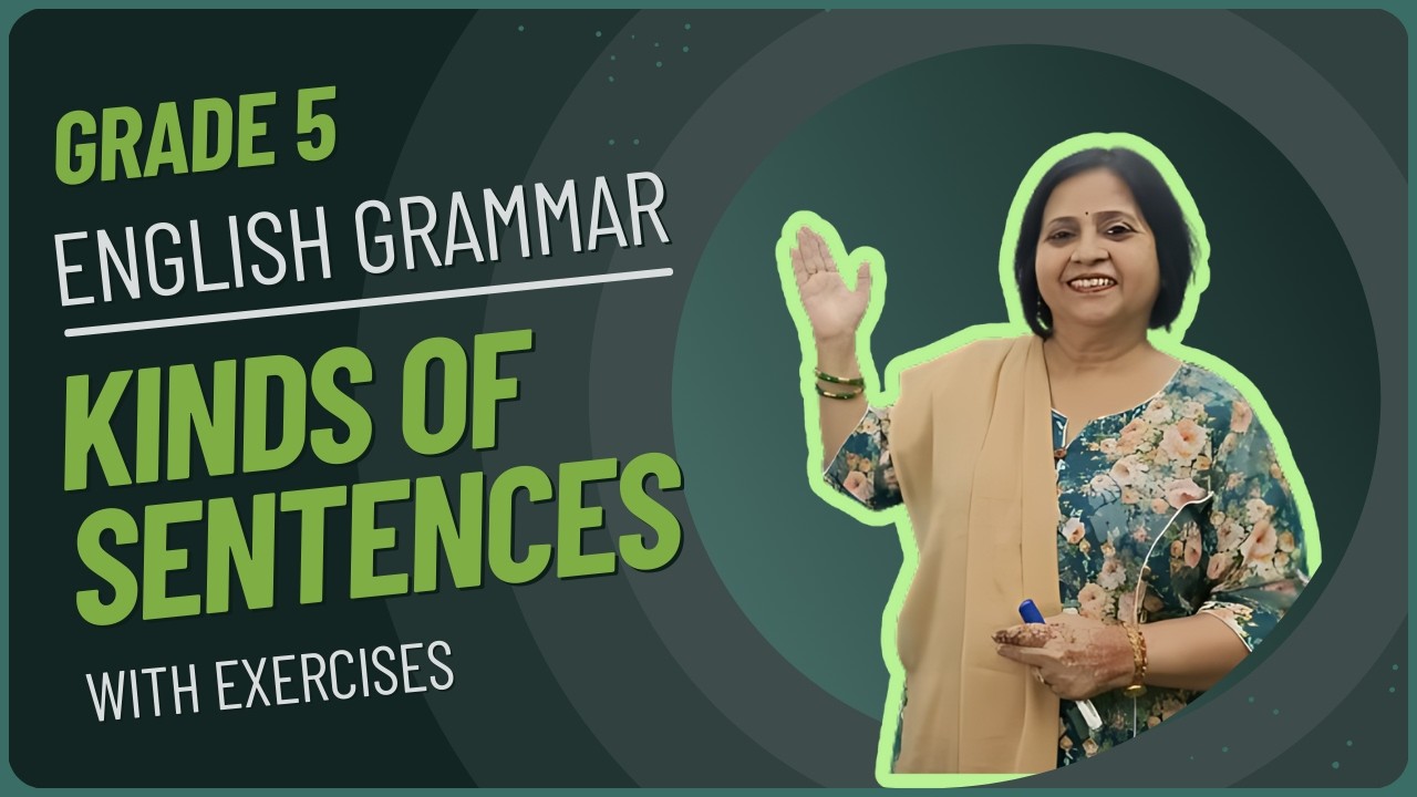 GRADE 5- KINDS OF SENTENCES | (With Practice Exercise) - YouTube