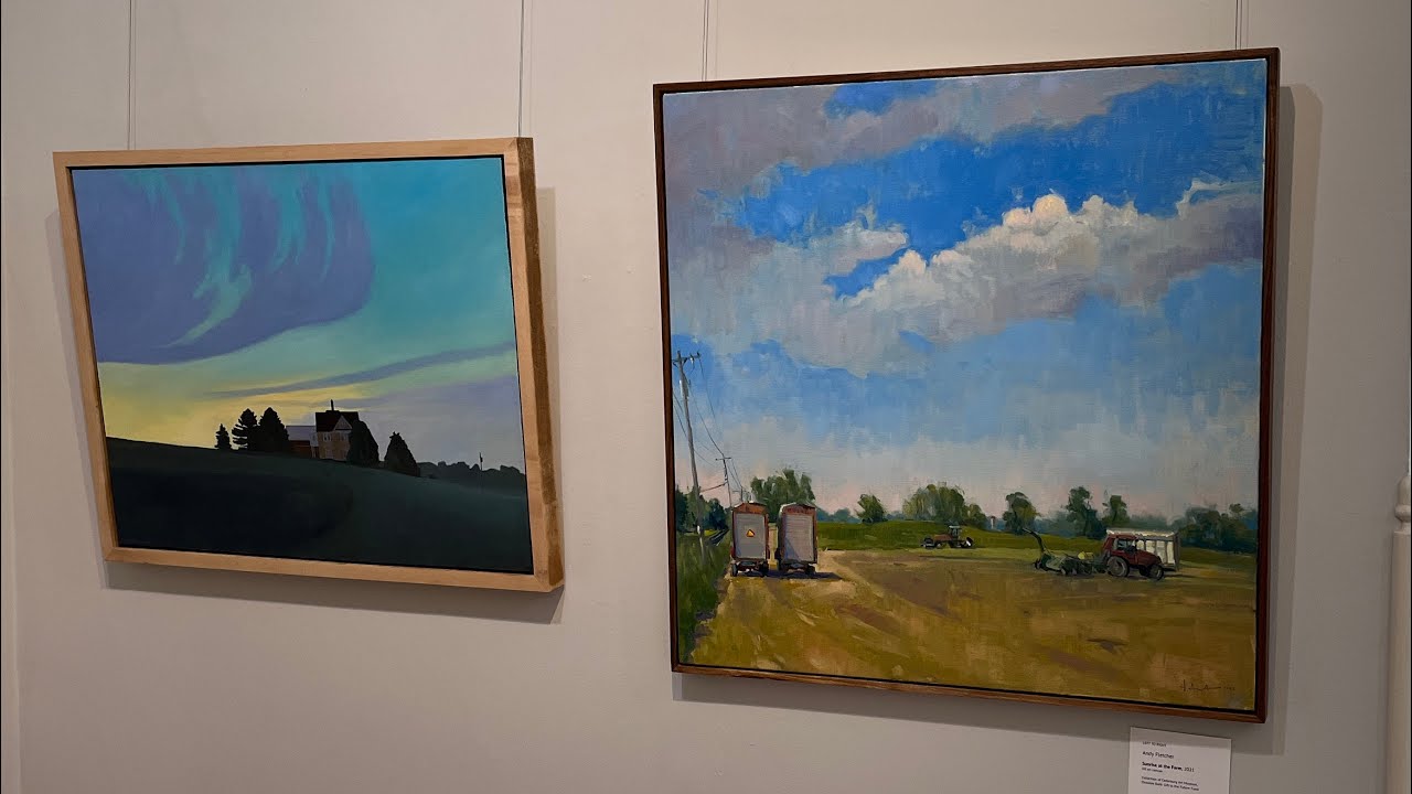 Checking out the Best of Paint Cedarburg show at the Cedarburg Art ...