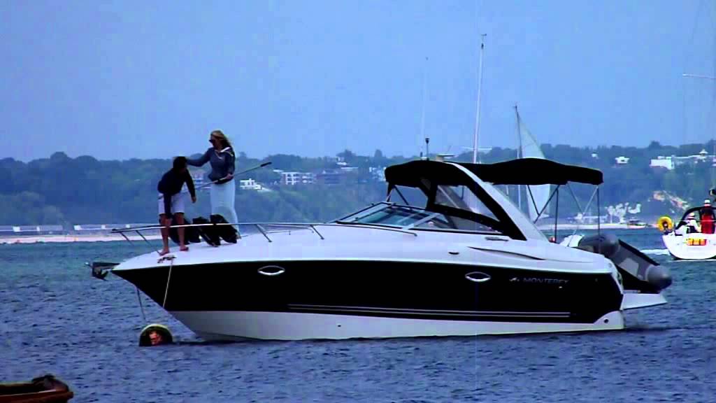 Monterey Cruiser 26 ft first attempt at picking up a fixed mooring ...