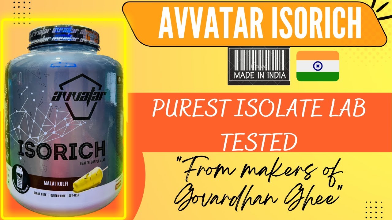 Avvatar Isolate 29Gm of Pure High Quality Labtested Isolate Protein ...