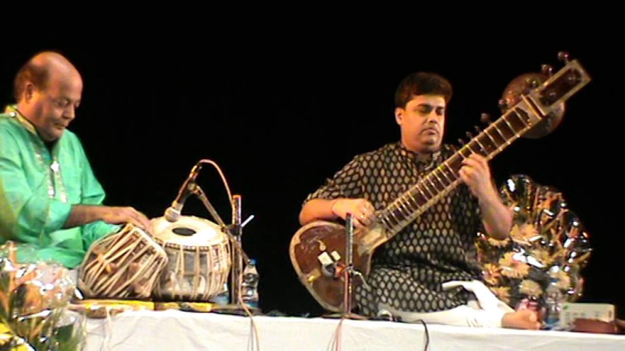 Ustad Sabir Khan and Sri Anjan Saha @ ICCR part 1 - YouTube