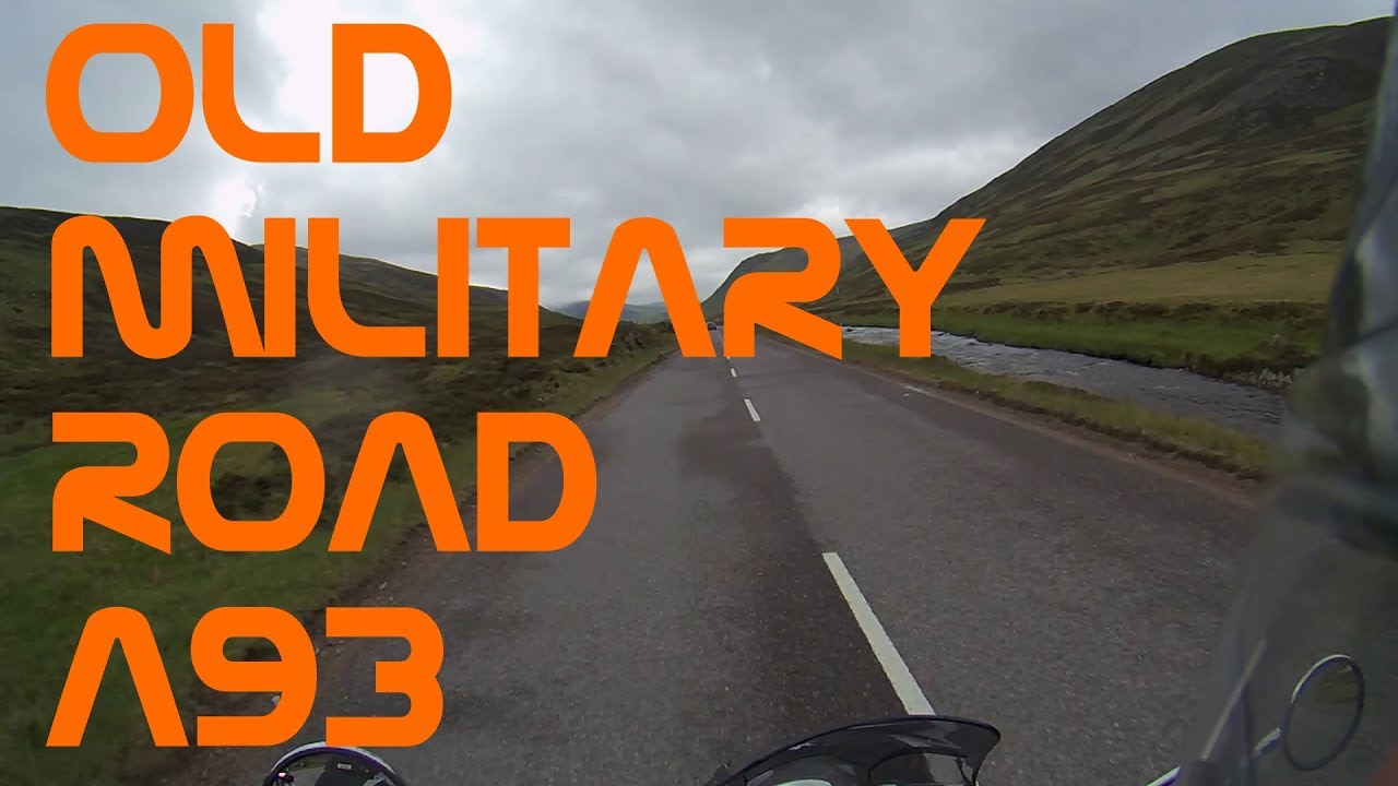 Schottland Road A93 (Old Military Road) - YouTube