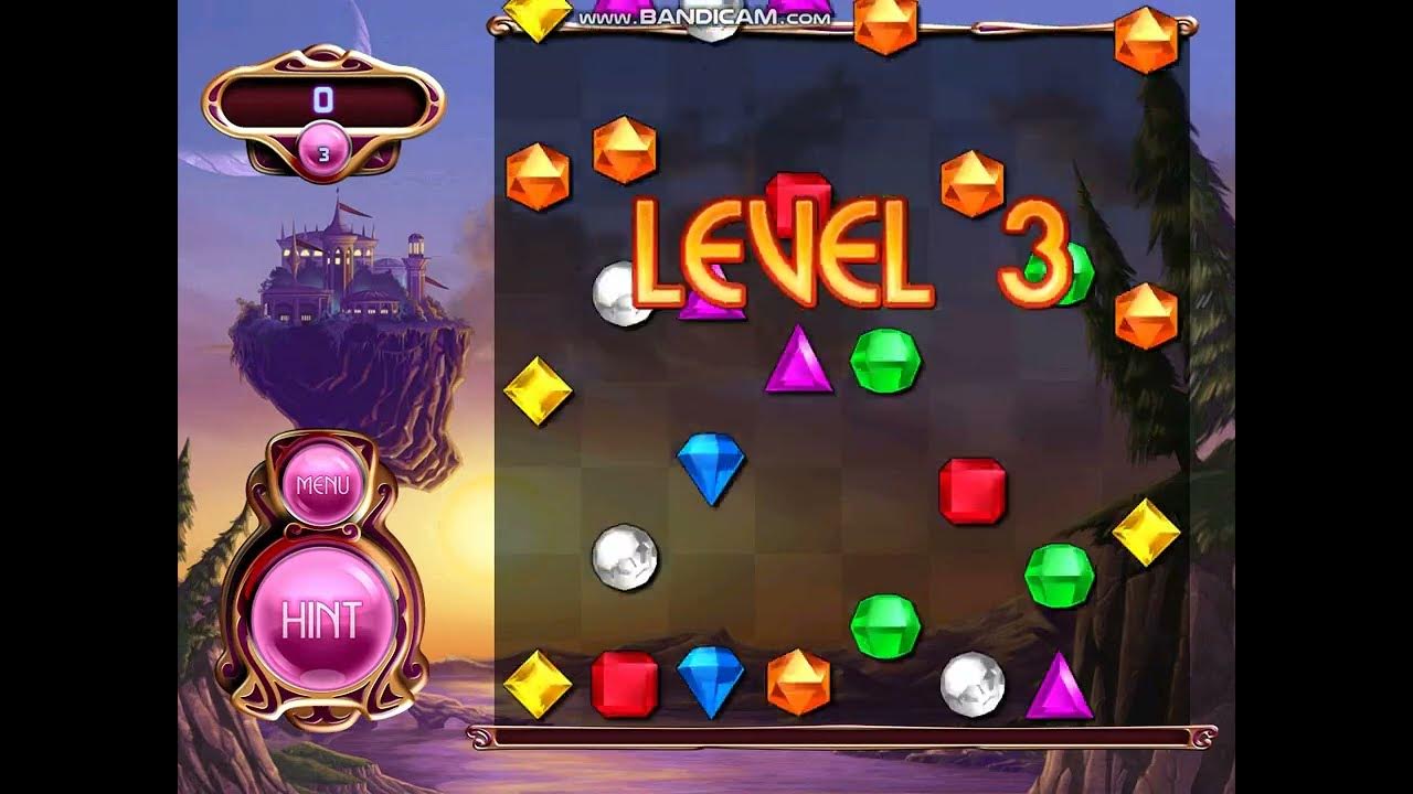 bejeweled 3 for bejeweled 2 Classic level 1-18 - YouTube