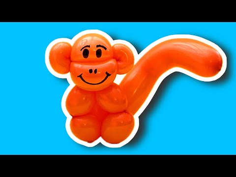 🎈 Balondan Maymun Yapımı  ( MONKEY Balloon Animals ) 👉634