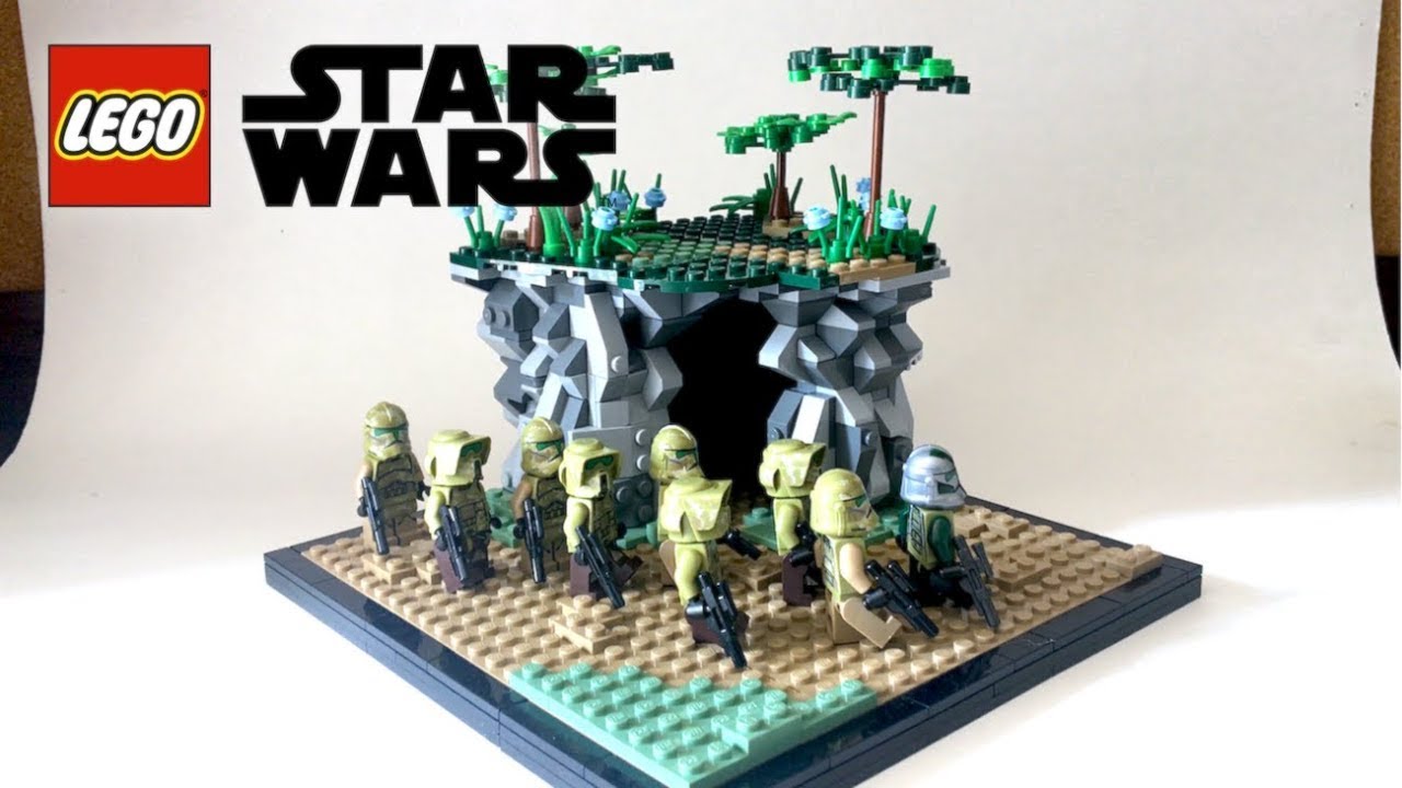 LEGO Star Wars Kashyyyk Troopers MOC! | Mountainside, Cave, + MORE ...
