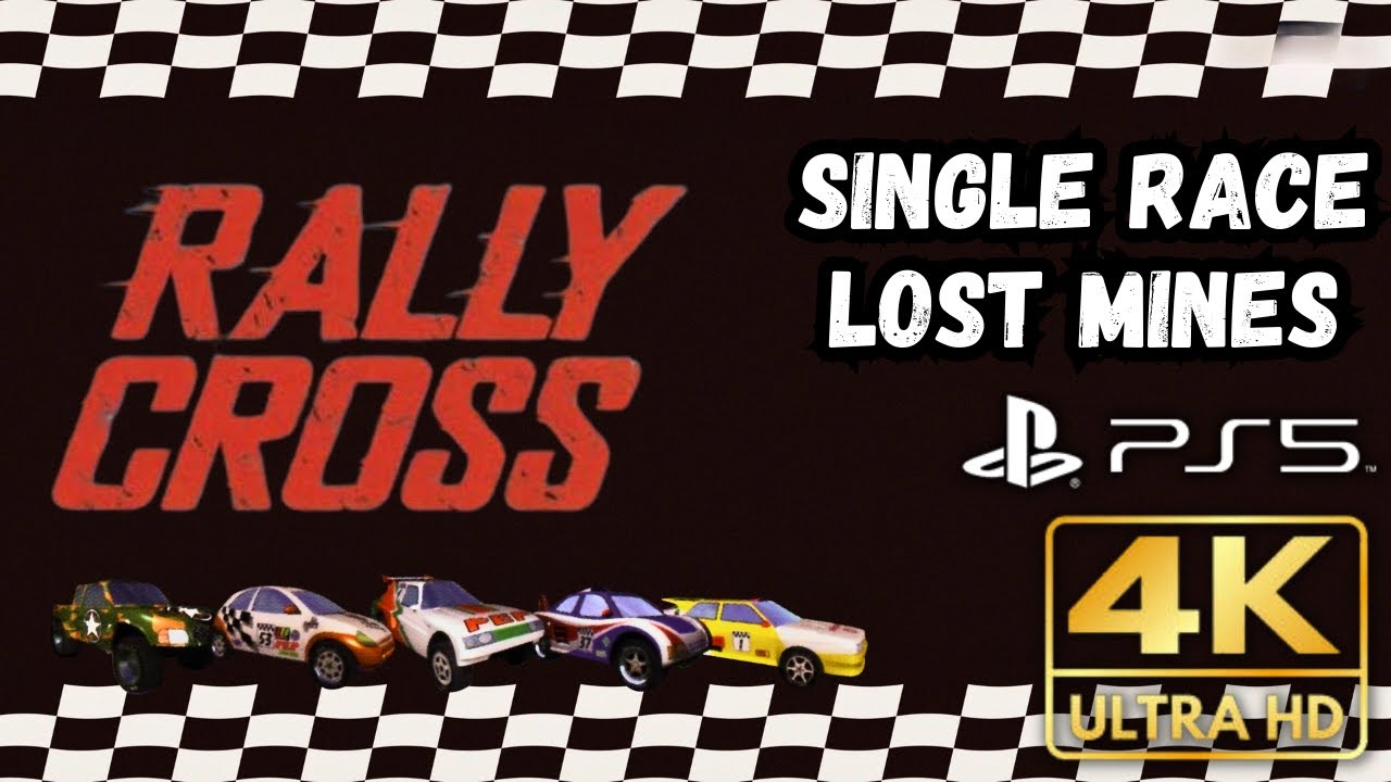 Rally Cross Gameplay | PS5 PS1 | 4K HDR (No Commentary Racing Gaming ...