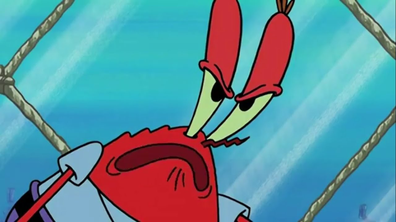 mrkrabs being INSANLEY greedy for 2 minutes - YouTube