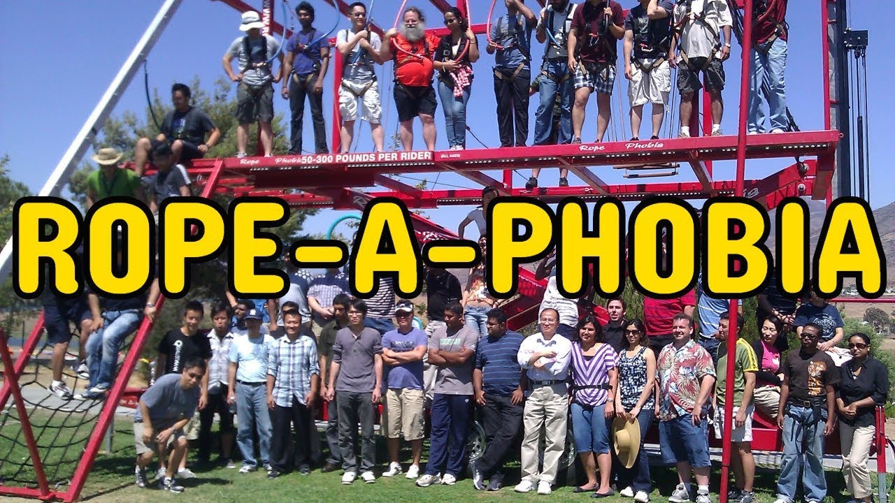 ROPE-A-PHOBIA Portable Rope Course Operated by Allen Entertainment ...