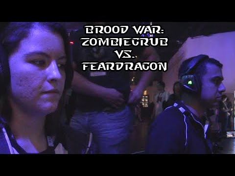 ZombieGrub(T) vs. feardragon(P) BROOD WAR Showmatch! - YouTube
