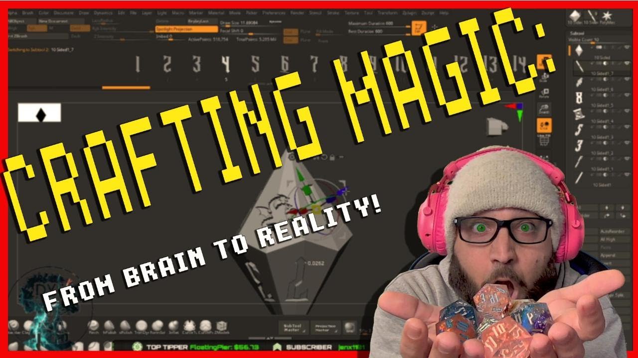 Behind The Scenes..Master Set Dice Crafting. - YouTube