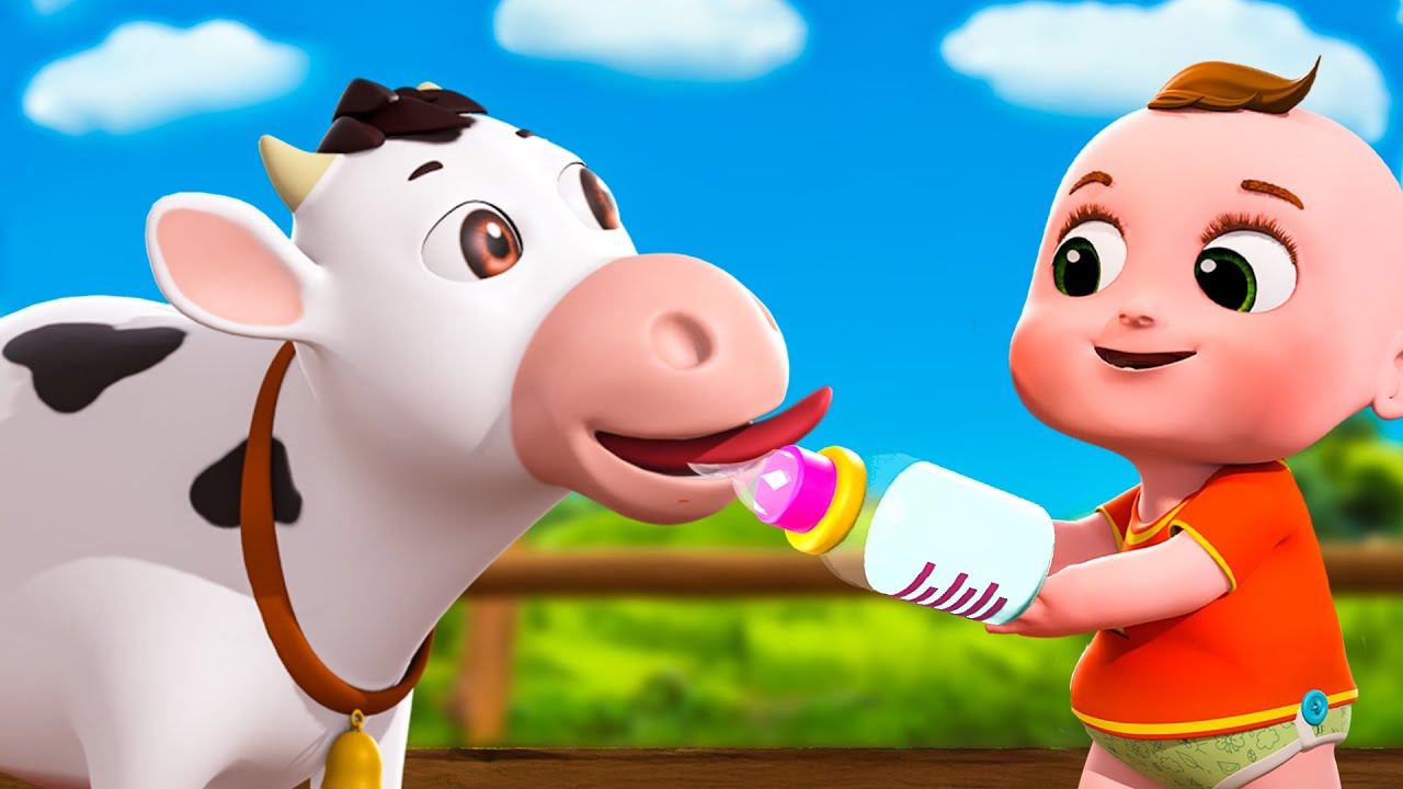 Cow Drink Milk | Lola The Cow songs | Nursery Rhymes and Baby Cartoon ...