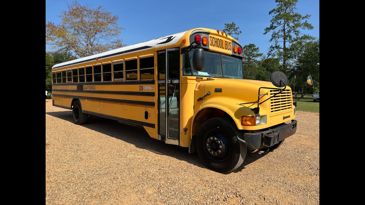 2003 International 3800 72 Passenger Blue Bird School Bus (83,078 Miles ...