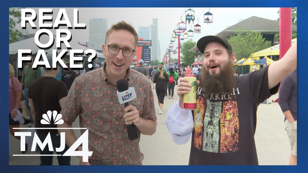 Can music festival fans identify real vs fake bands? - YouTube