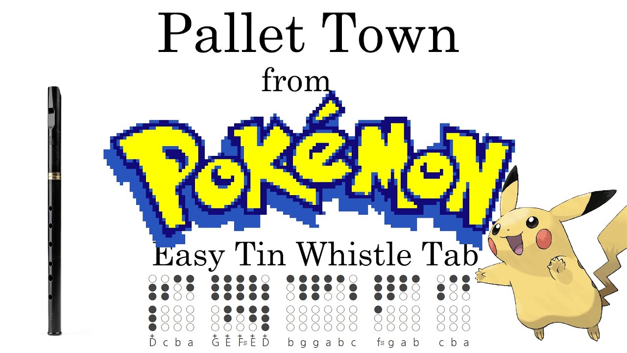 Pallet Town - Easy Tin Whistle Tab/Cover - YouTube