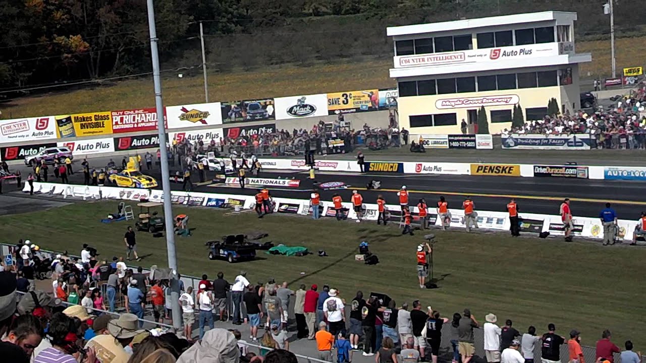 Maple Grove Raceway NHRA 10-4-13 - YouTube