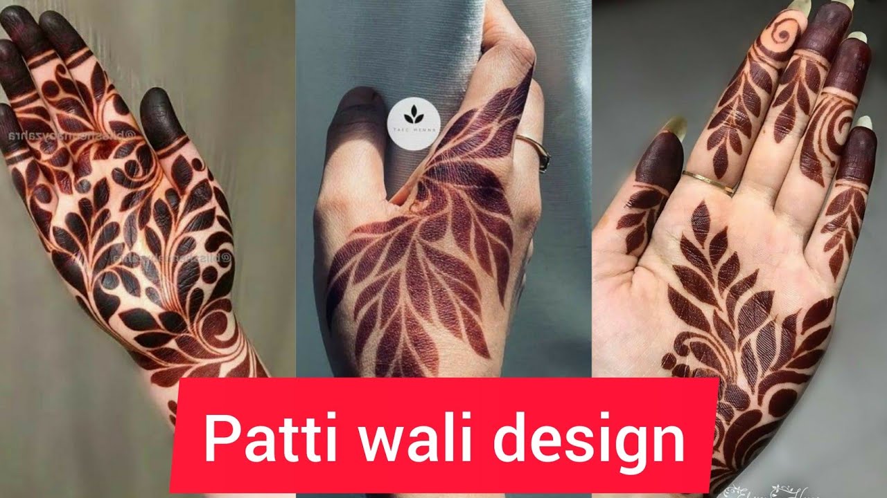 Patti wali design 💓💓💓#mehendidesign #mehendi #mehndiartist # ...