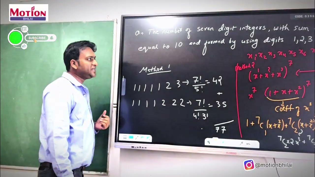 JEE ADVANCED🏆 | Permutations & Combination | Multinomial Theorem Application - YouTube