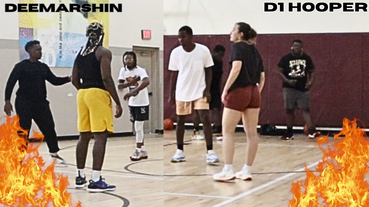 I Teamed Up With a D1 Female Hooper! - YouTube