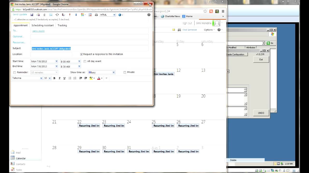Migrating Oracle Beehive Calendars to Office 365 or Exchange - YouTube