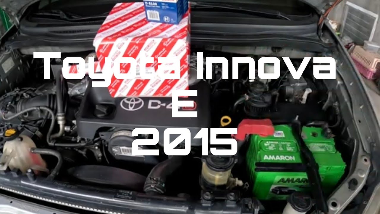Toyota innova 2015 Replace fuel filter air filter and cabin filter ...