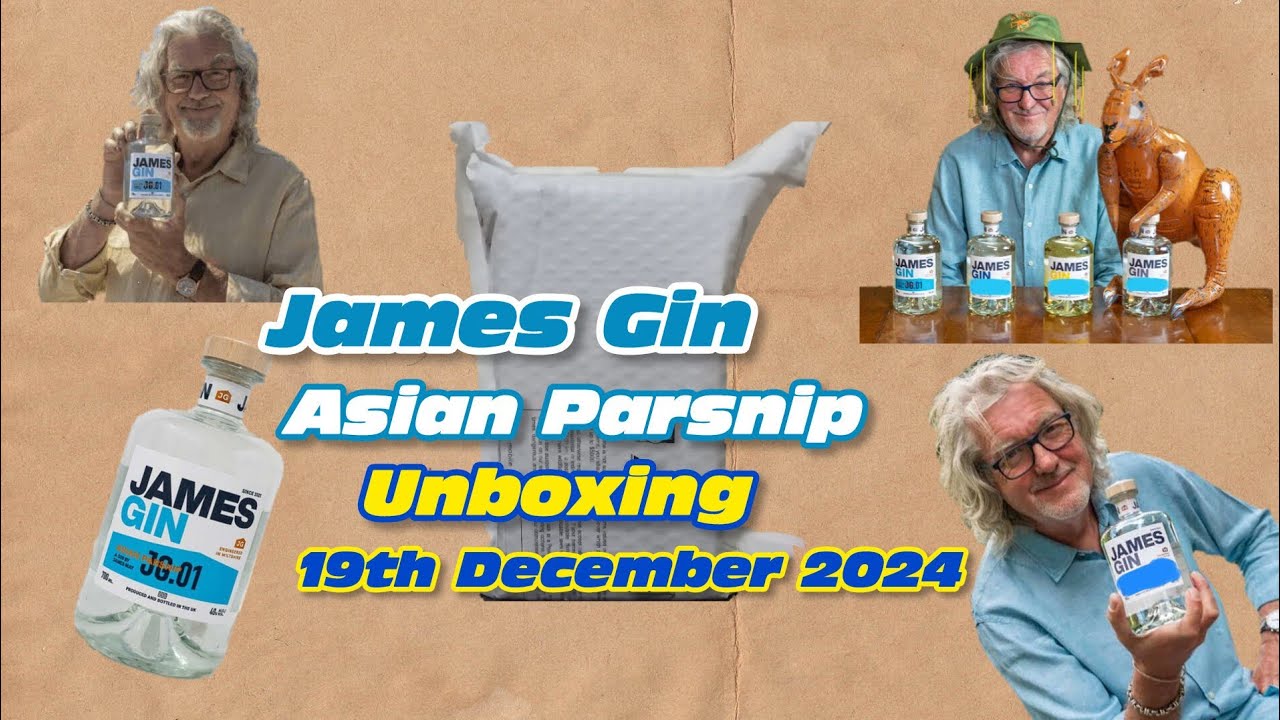 JAMES GIN ASIAN PARSNIP | UNBOXING | 19TH DECEMBER 2024 - YouTube
