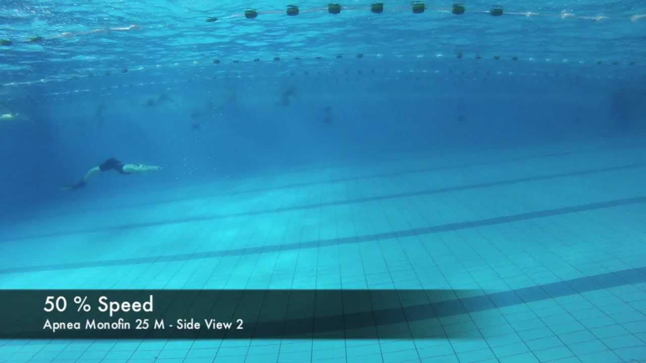 Monofin Swimming Technique Practice - YouTube