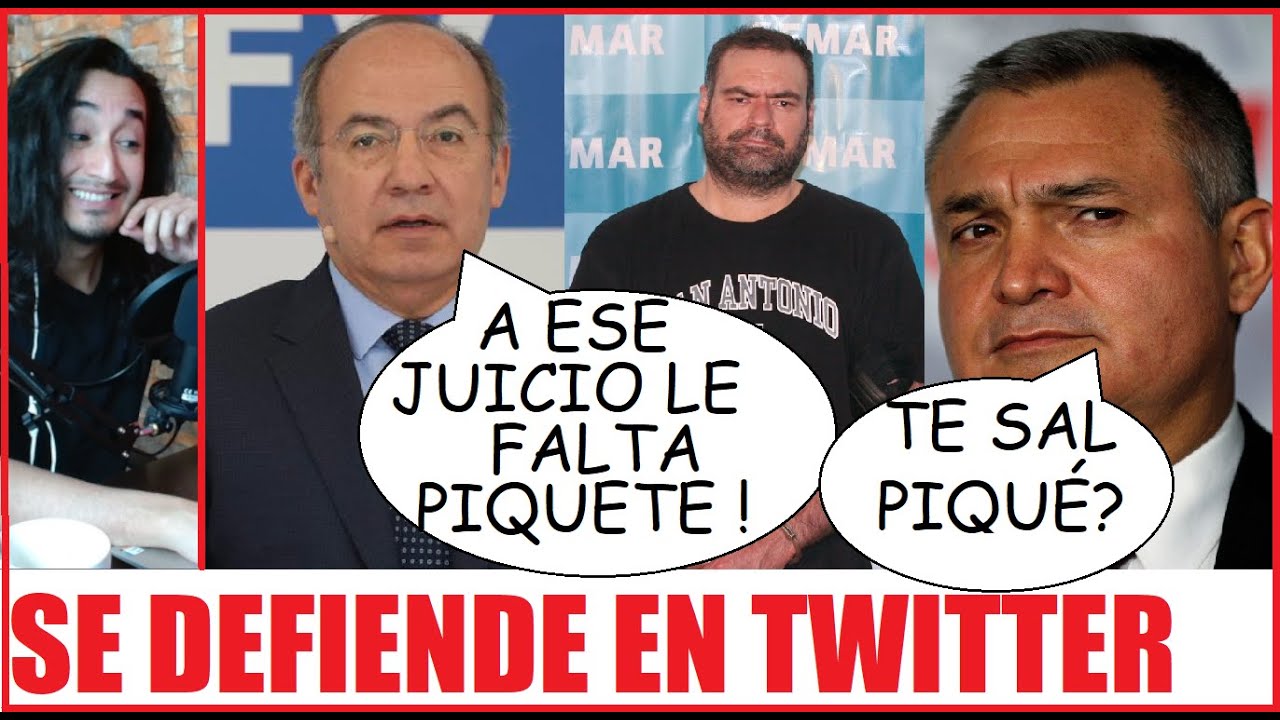 Calderón ebrio DEFIENDE a García Luna en Twitter dando RT a paleros ...